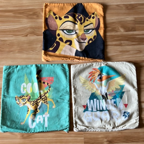 Bedding | Lion Guard Pillow Covers X 3 Guc For 16x16 Pillows Not ...
